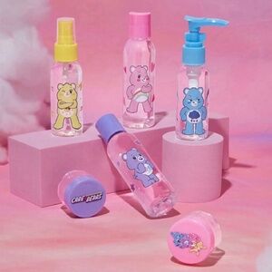 Care Bears | Makeup | Care Bears Cartoon 4pc Lot Travel Bottles Pink ...